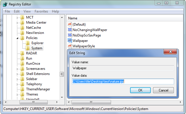 Thong Le: Registry on Windows 7 and windows 8