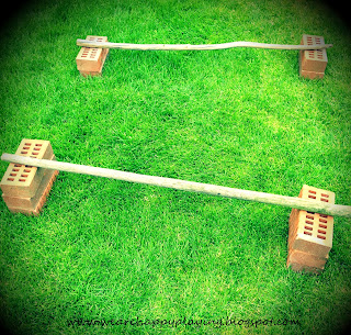 We are Happy Playing: DIY Backyard obstacle races without spending ...