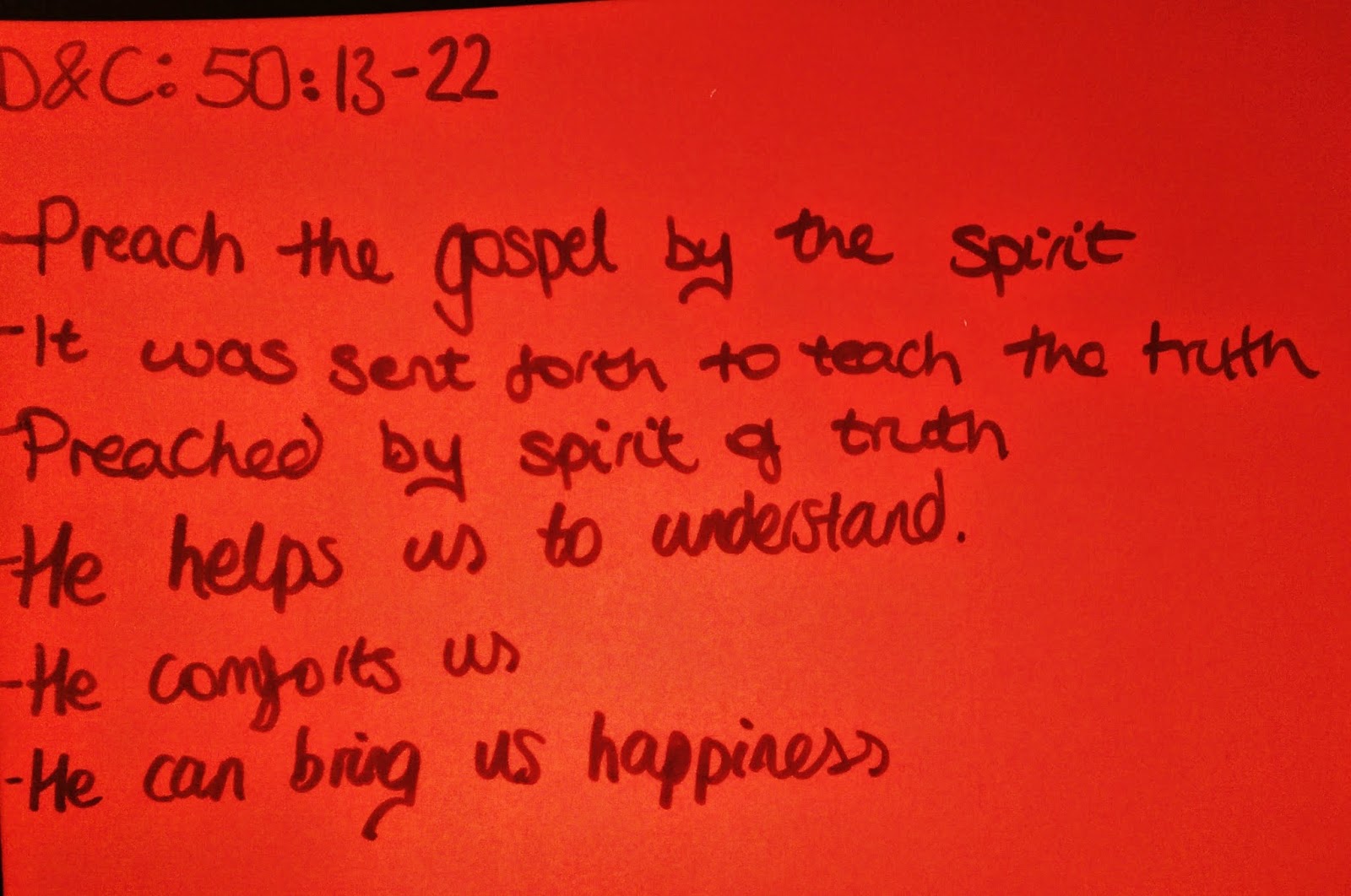  Sunday School How Does The Holy Ghost Help Me Teach The Gospel 