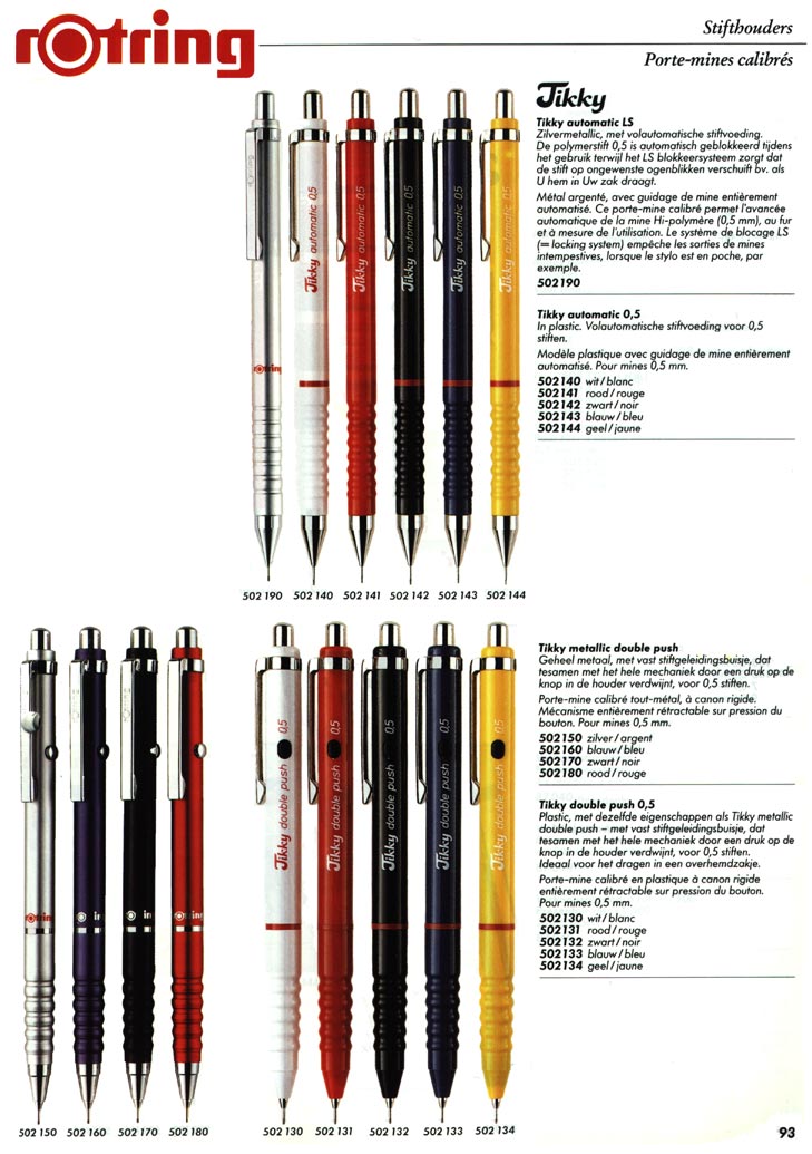 Paper and Digital: Rotring Tikky a short history