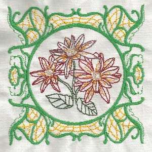 Elegant Flower Blocks Design - 174 Laembroidery