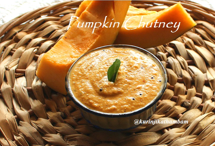 Pumpkin / Manjal Poosai / Arasanikkai Chutney ~ Kurinji Kathambam