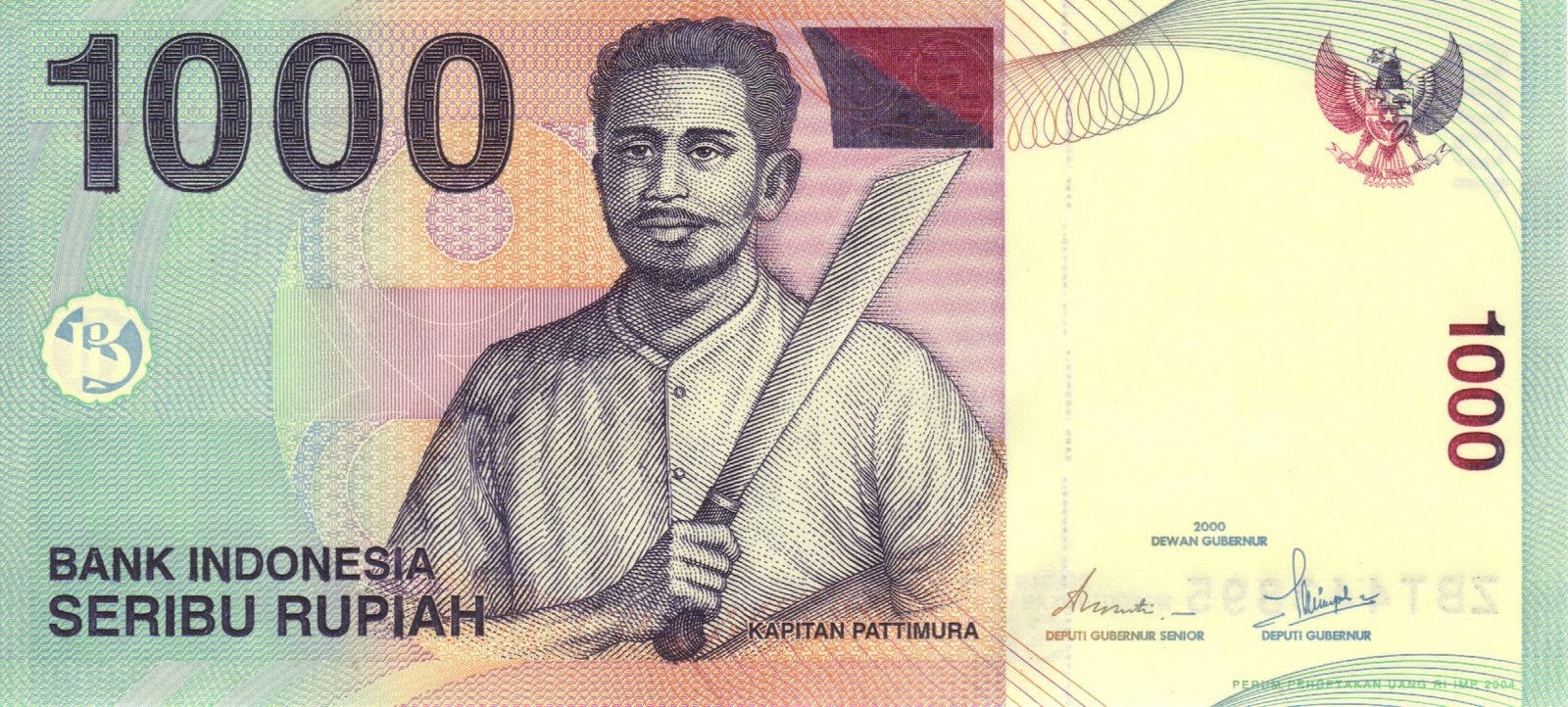 Rp.1000 - Tahun 2000 ~ Galeri Uang Rupiah Indonesia