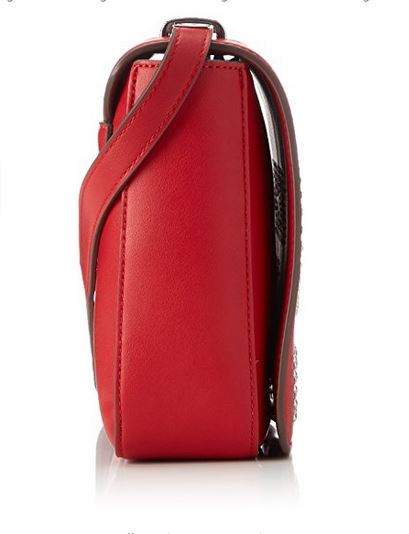 Buy Shoes and Bags UK: Love Moschino Shoulder Bag RED handbag gold ...