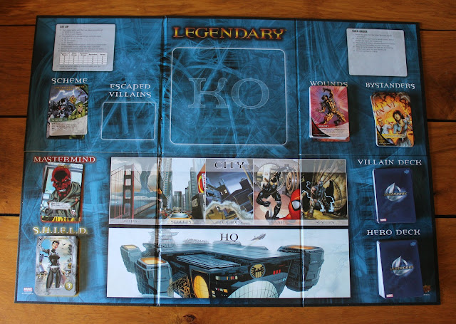 Random Nerdery: Cardboard - Legendary: A Marvel Deckbuilding Game card ...