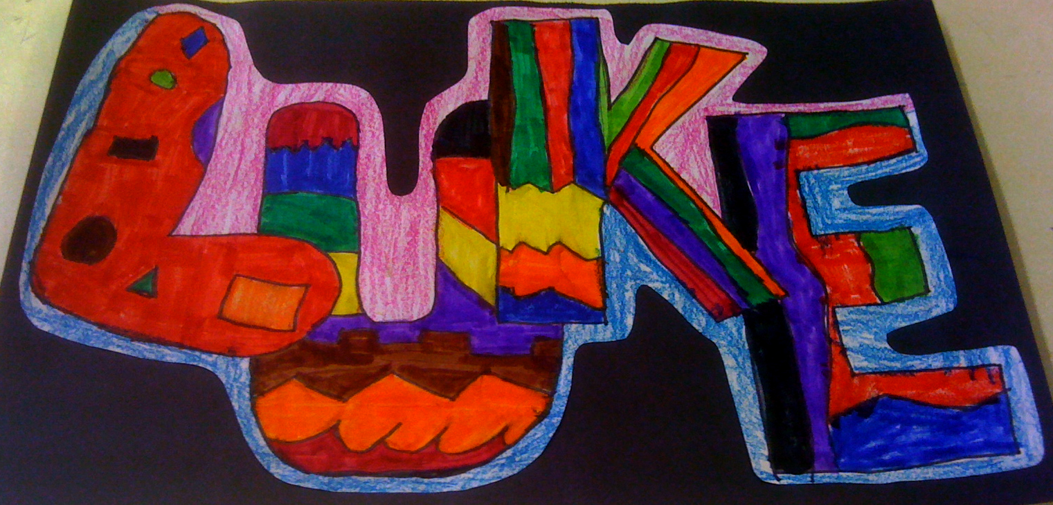 Nichols Art 2011 - 2012: Third Grade Line Design Names