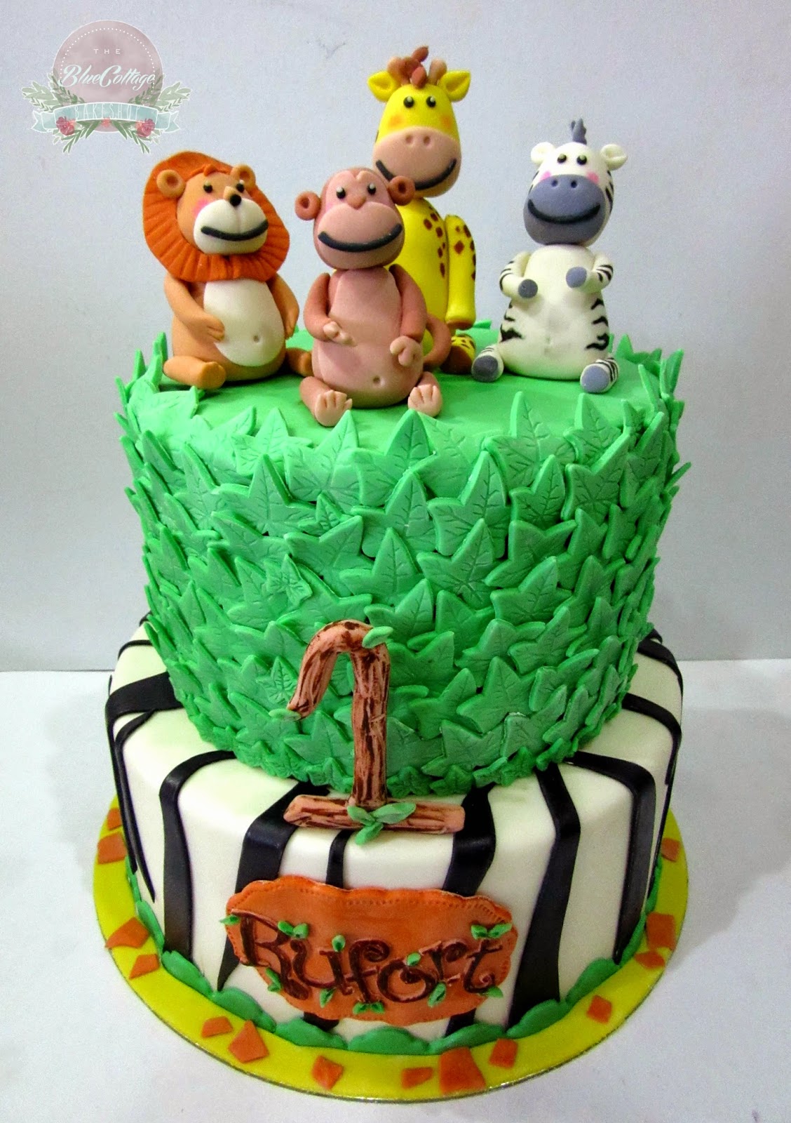 The Blue Cottage Jungle Safari Birthday Cake the-blue-cottage-jungle-safari-birthday-cake