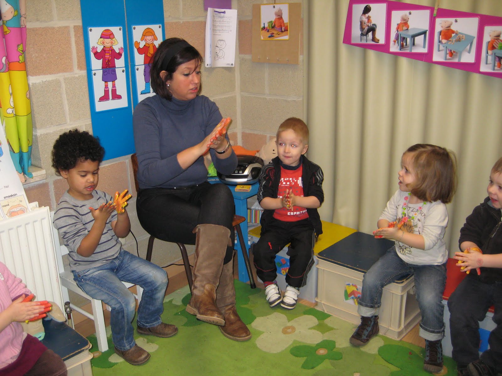 Peuters en 1ste kleuterklas: Blauwtje en Geeltje