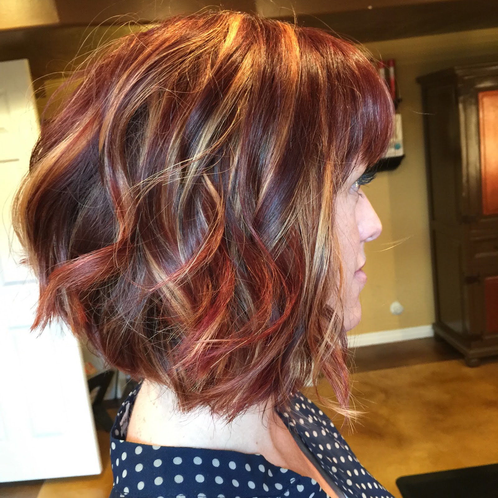 Hairtwist: Red Copper with Blonde Highlights