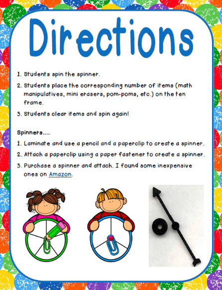 Tearless Teaching: Counting Fun with Spinners