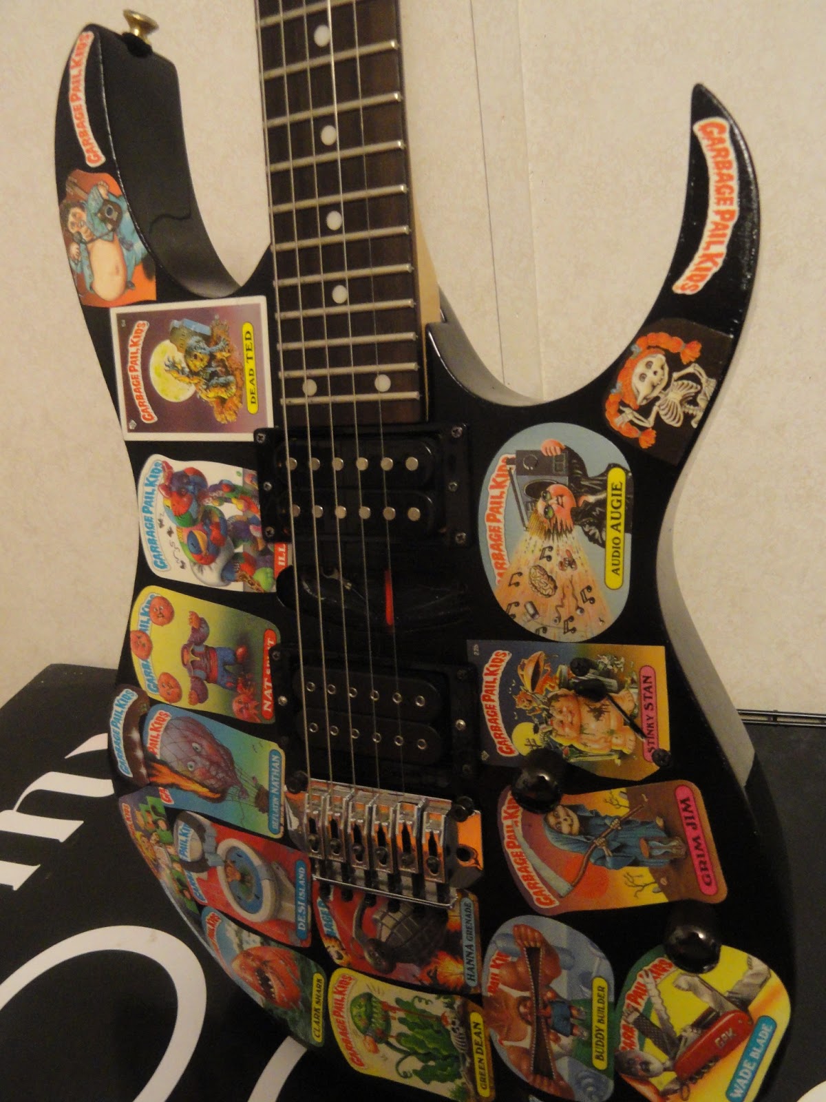 Crafts of the Living Dead: DIY Garbage Pail Kids Electric Guitar