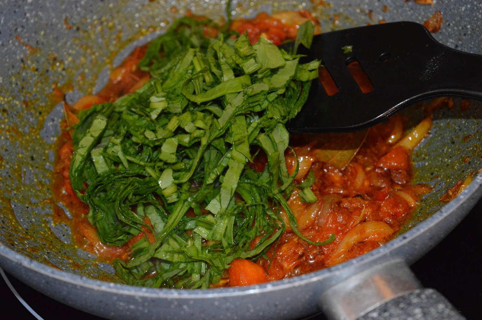 exotic-n-easy cooking: Channa Palak Pulao (Gram Spinach Rice)