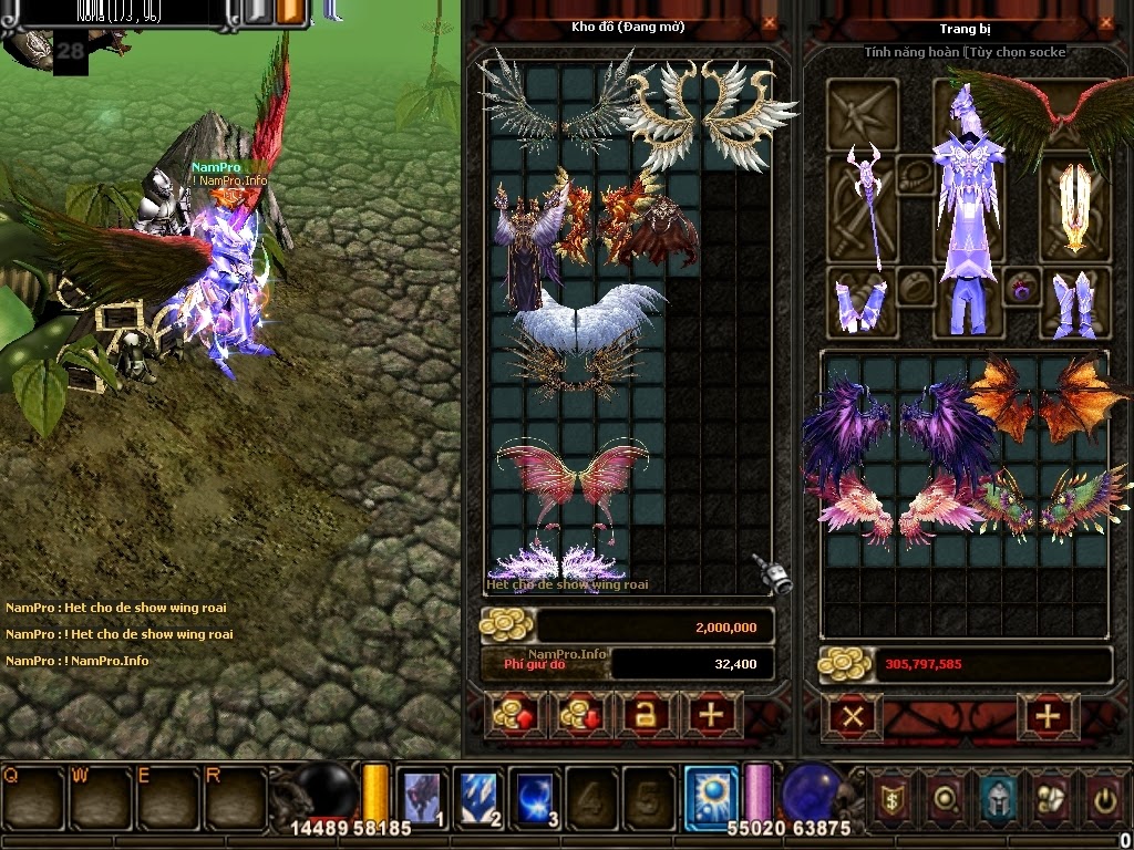 [MU] MU 6.9 wing 4, wing 5 đang chạy online - Webgame, Wapgame, vmw ...