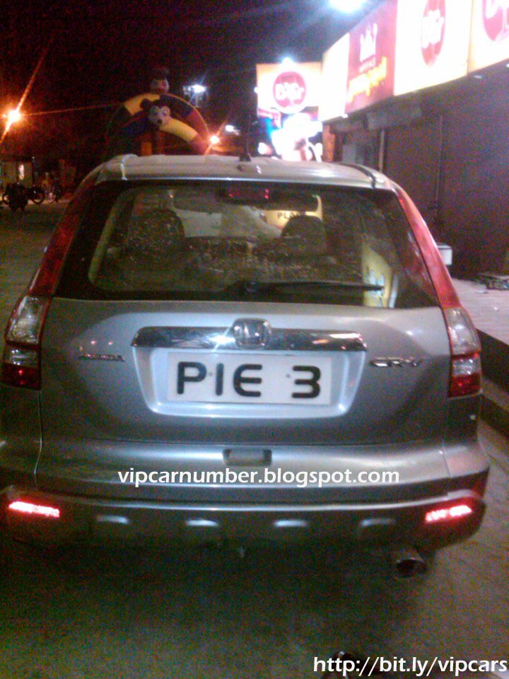 Vip Car Number - Love to be V.I.P