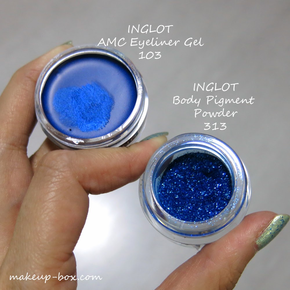 The Makeup Box: Sparkly Cobalt Blue Eye - with and without Freshlook ...