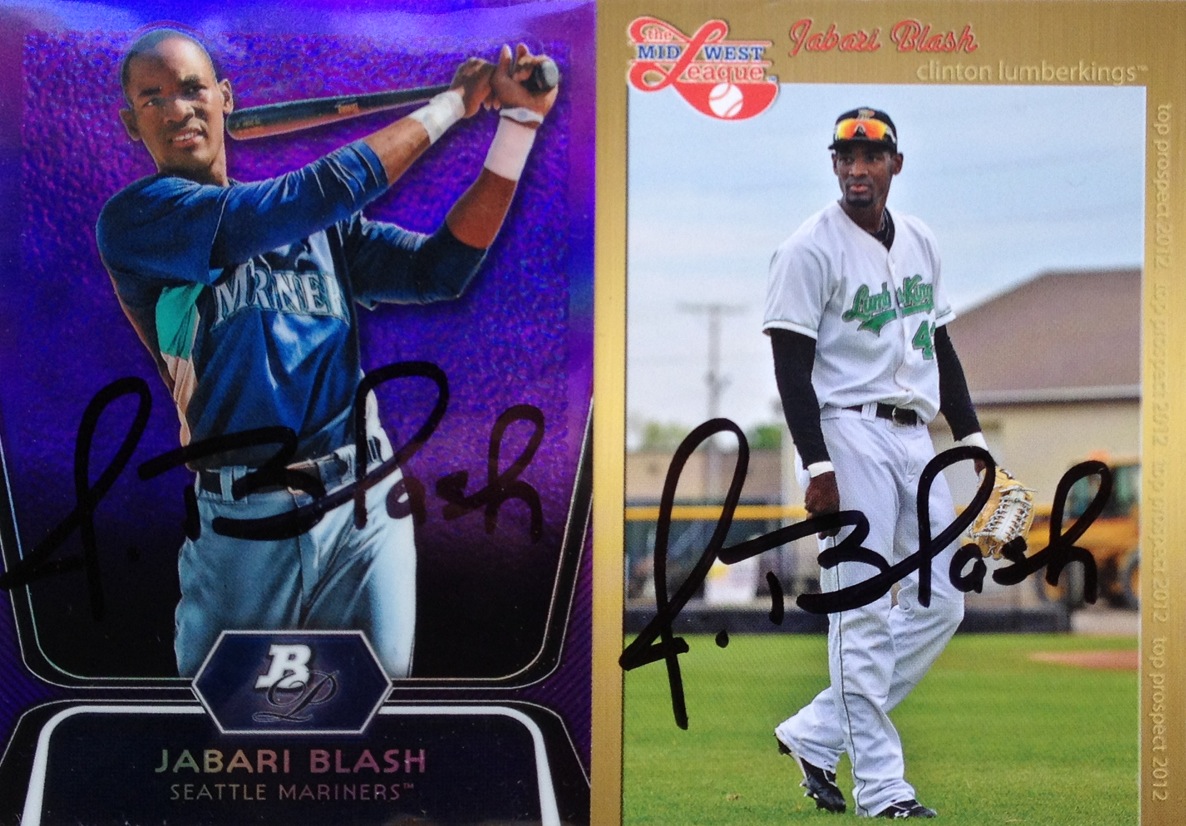 Jackson's Autographs: TTM Success Jabari Blash (5/20/2013)