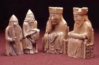 ART and ARCHITECTURE, mainly: The Lewis Chessmen Unmasked
