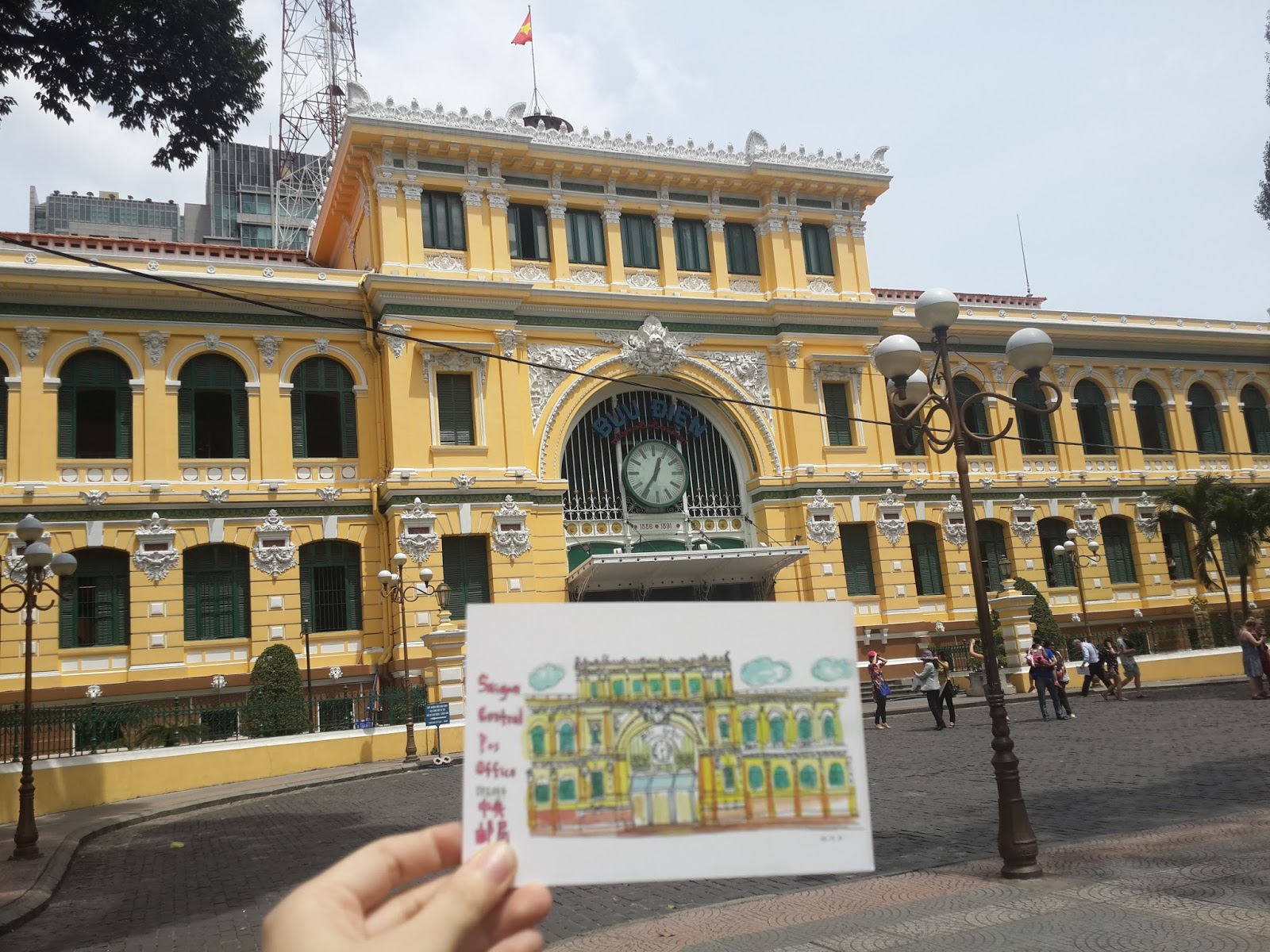 Interesting Corner of Me : Vietnam Trip 2017: Saigon Central Post Office