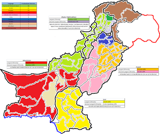 TIGER KHAN: Ethnic Map of Pakistan