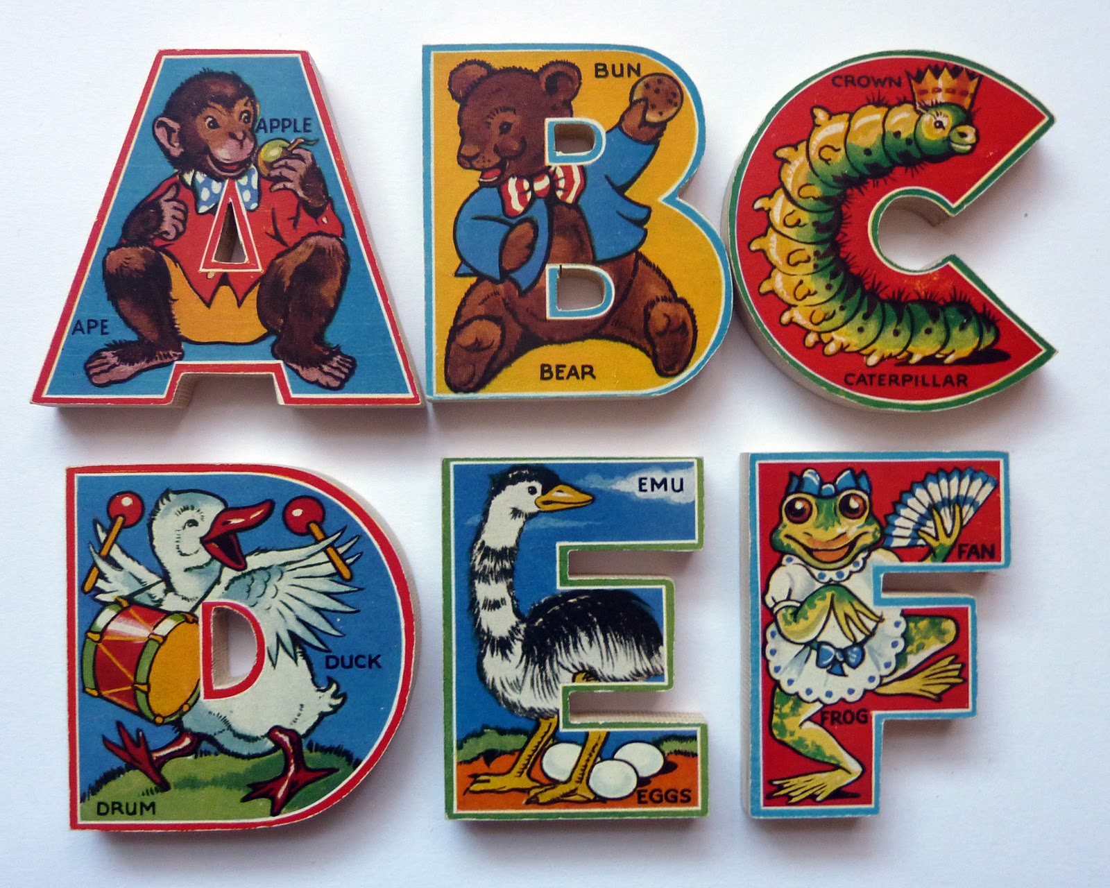 turning pages: Vintage animal alphabet