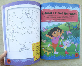 Shoppe De Rainbow: Dora The Explorer Activity Book