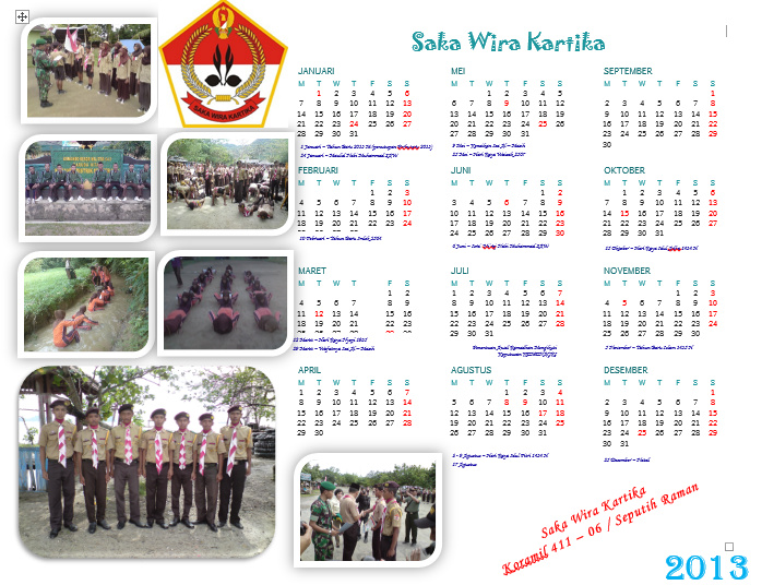 KALENDER SAKA WIRA KARTIKA - Share With Rahmat