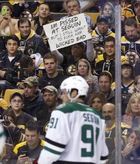 Masshole Sports: Tyler Seguin Fan Sign Of The Night