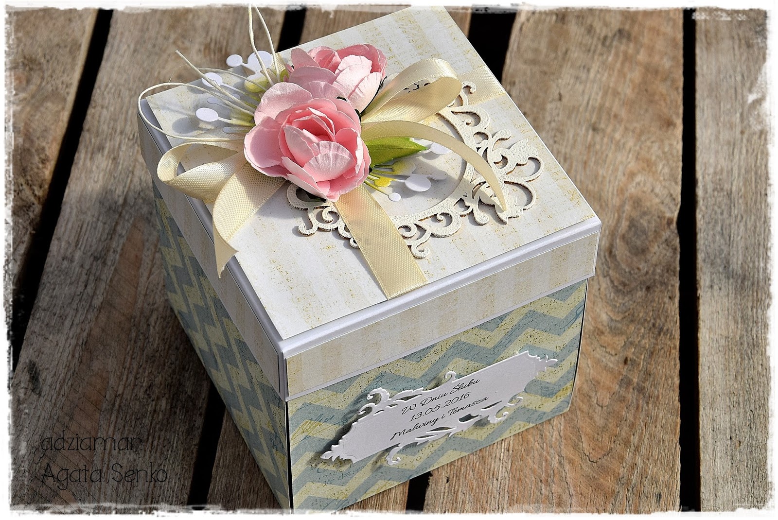 FILIGRANKI: Exploding box na ślub / Exploding box for a wedding