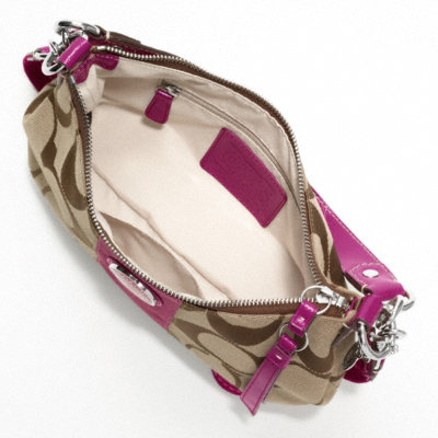 Coach Bag Forever: Coach Signature stripe demi crossbody # F19218