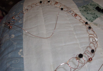 Ravings of a Mad Crafter: Crochet Wire Necklace Tutorial II