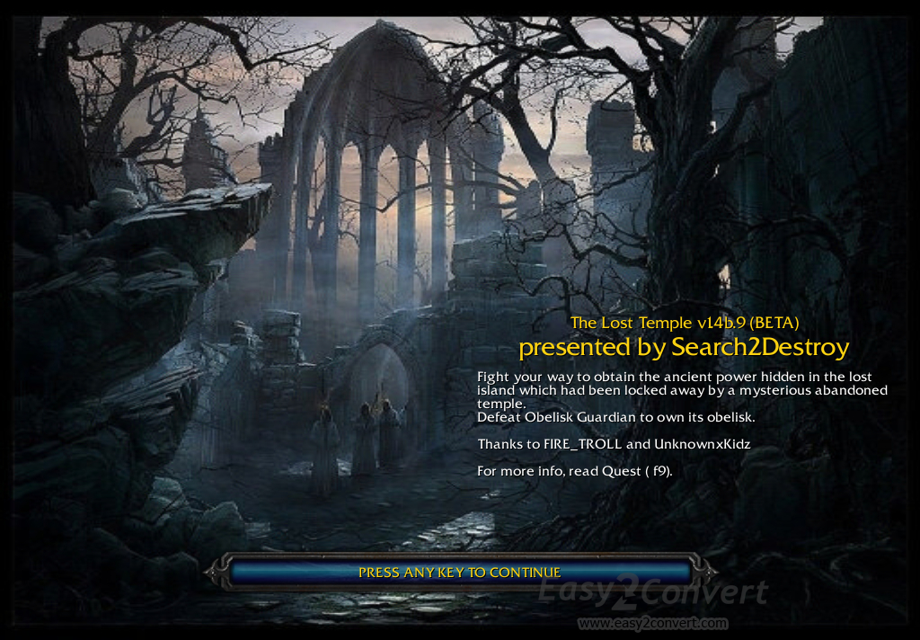 Glove Maps: The Lost Temple