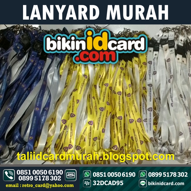 TALI ID CARD MURAH: CONTOH LANYARD FULL COLOR
