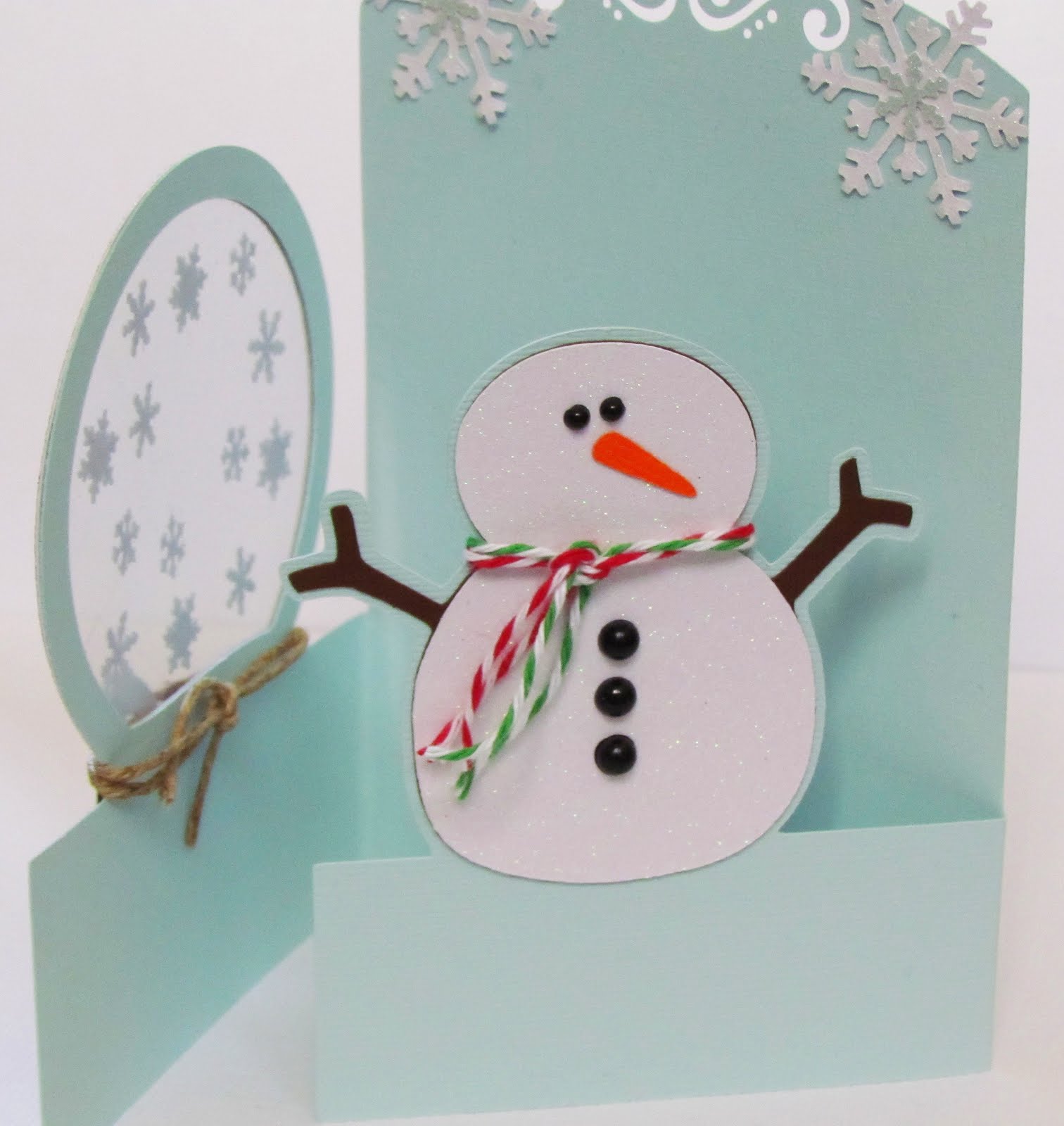 Sharon Langford Designs: You're Cool...Snow Globe Card!