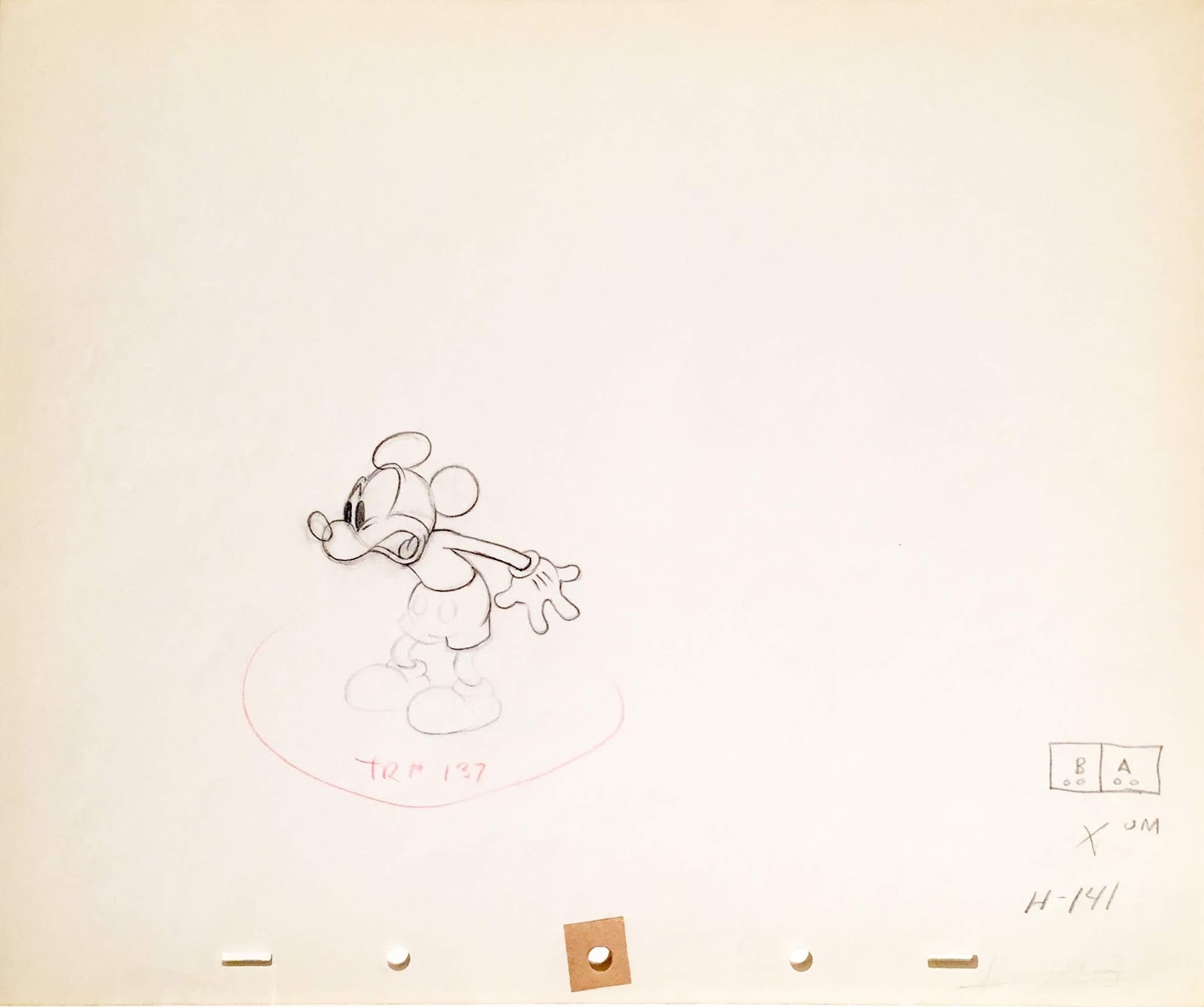 Animation Collection: Original Production Animation Drawings of Mickey ...