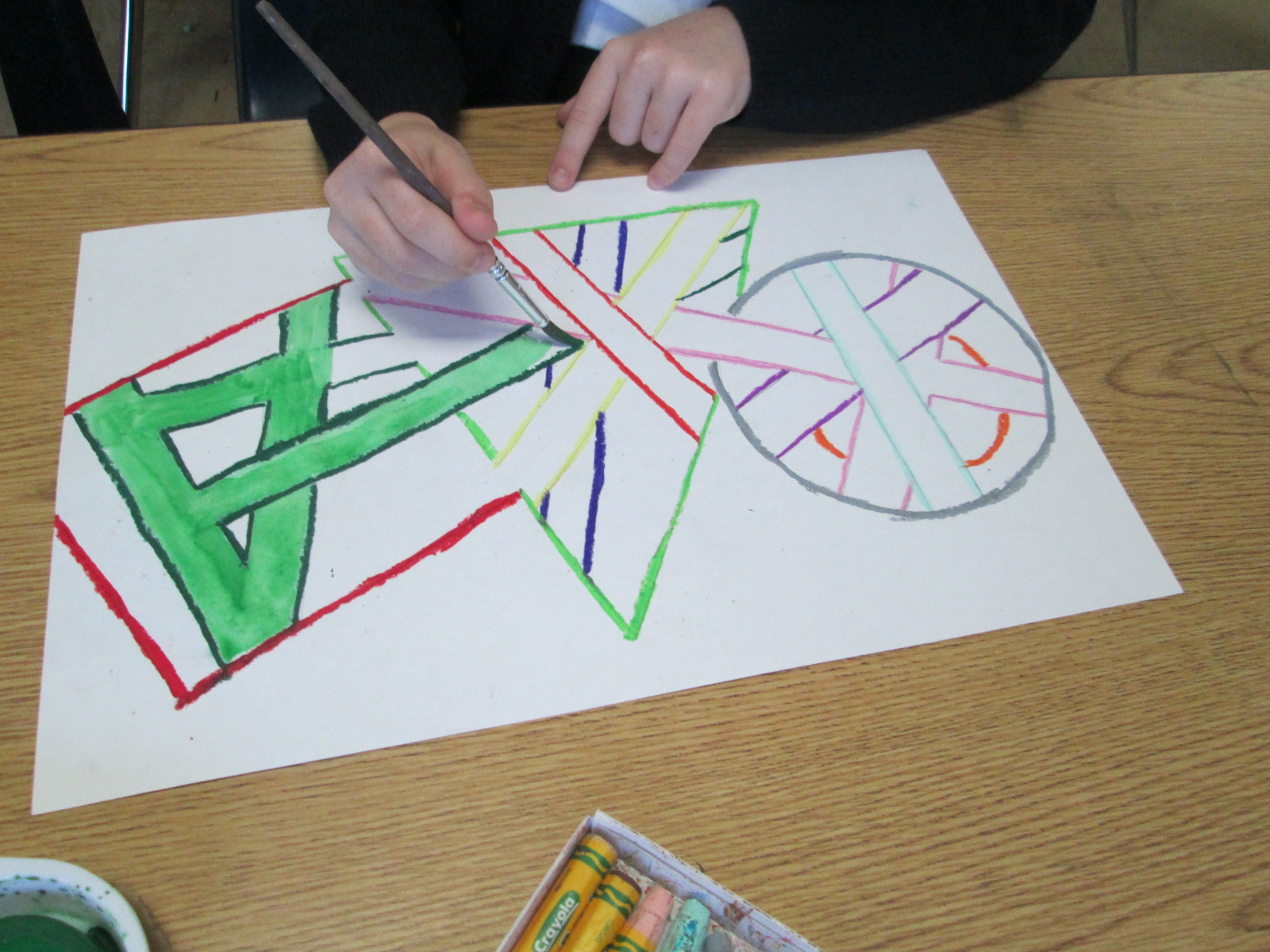 Art With A Smile: Frank Stella Geometric Paintings Update