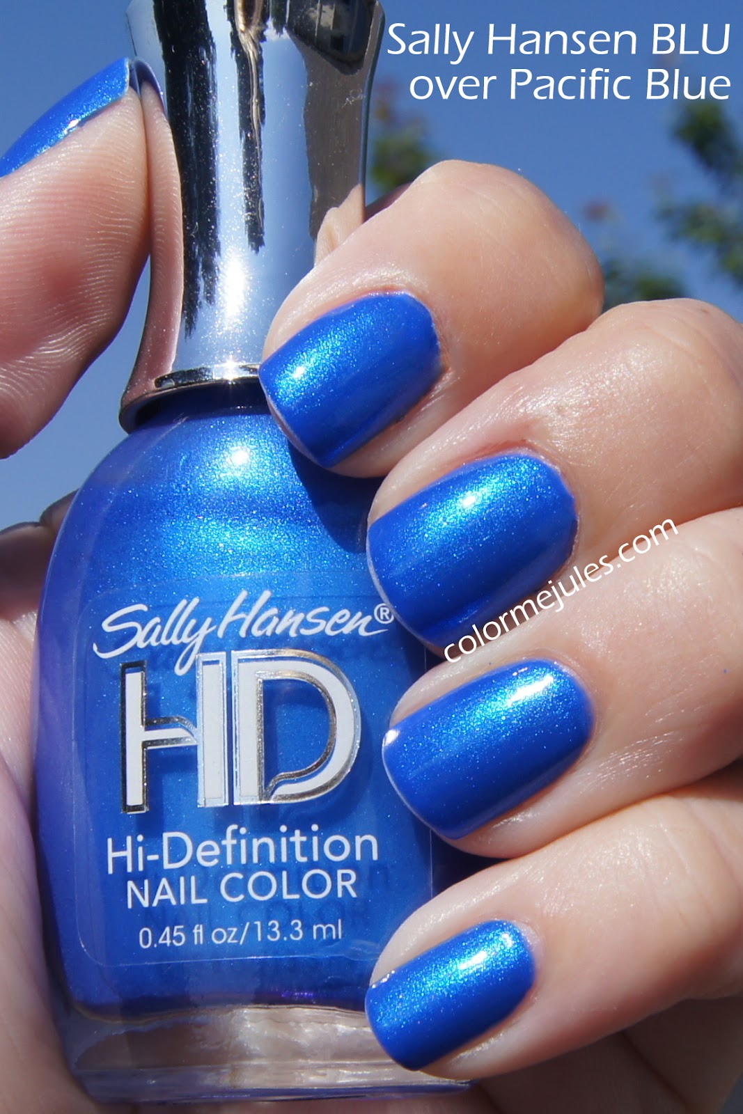 Color Me Jules: Sally Hansen Pacific Blue and BLU
