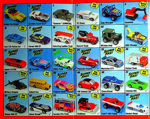 DieCast Chile: Catálogo Matchbox 1996