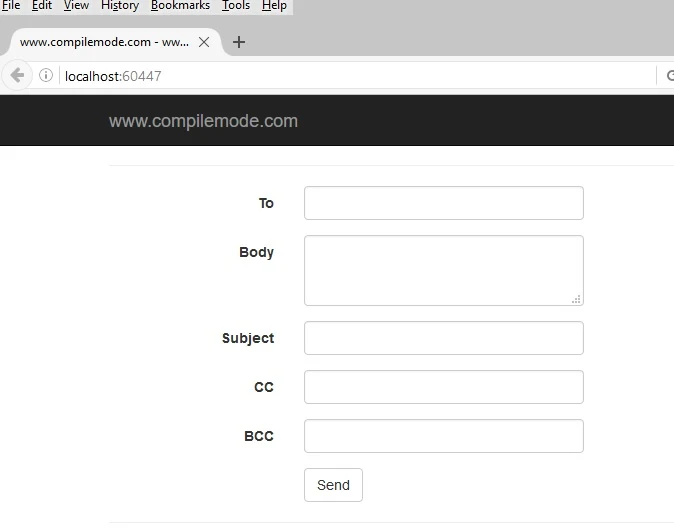 Sending Emails in ASP.NET MVC