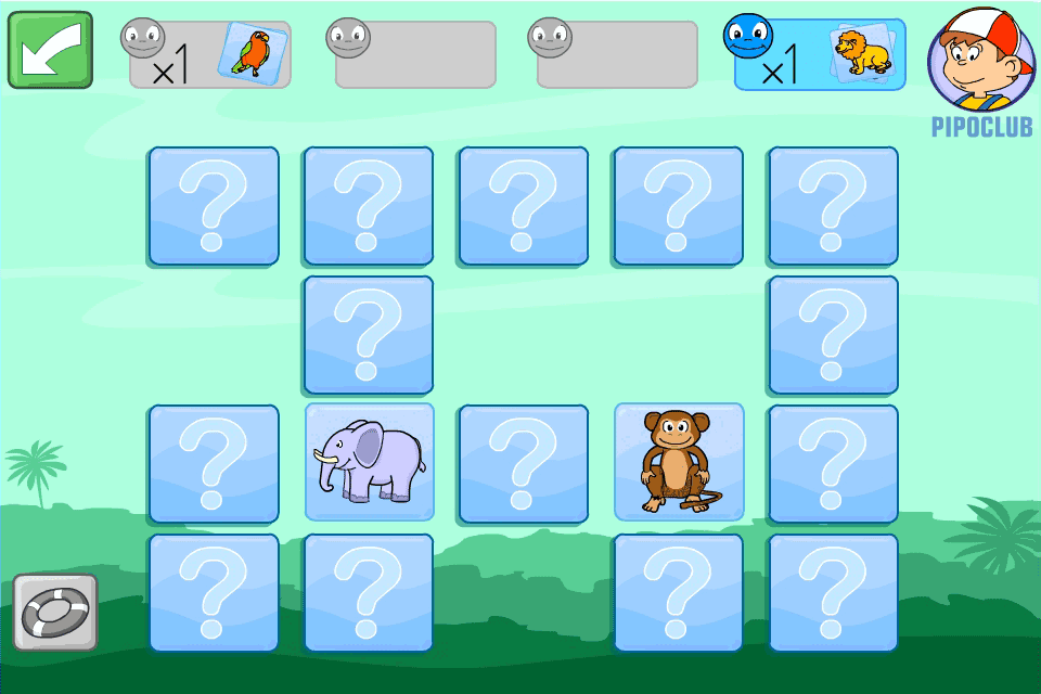 JUEGOS EDUCATIVOS PIPO: PIPO MEMO ZOO