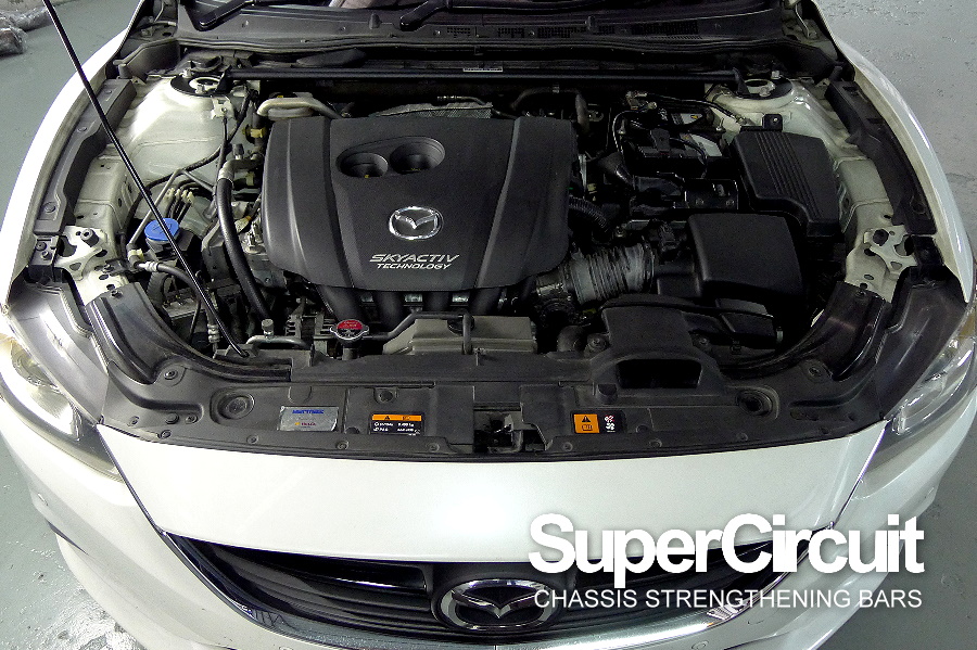 SUPERCIRCUIT CHASSIS STRENGTHENING BARS: Mazda6 Skyactiv Front Strut Bar