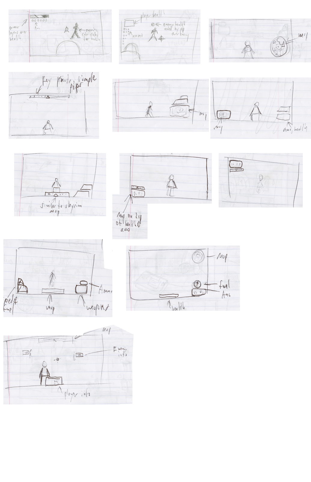 Interface Design Thumbnails For Action Game interface-design-thumbnails-for-action-game