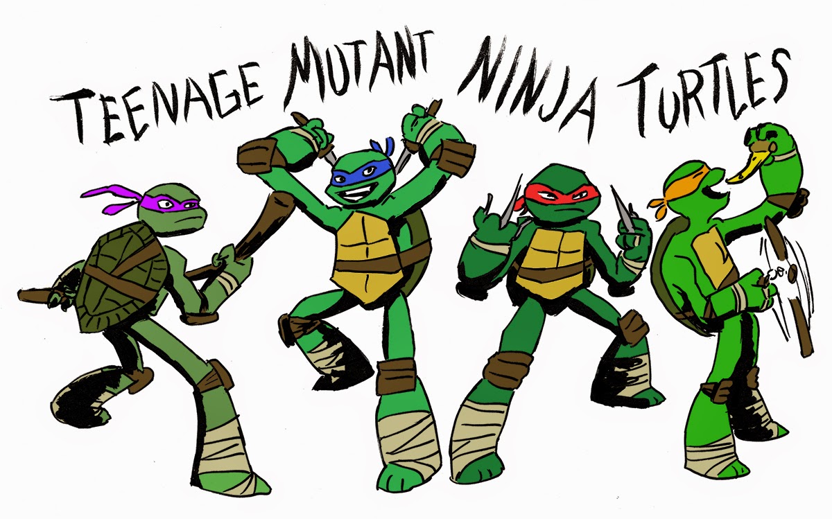 Sketched Screenings: Sketched TV: Teenage Mutant Ninja Turtles