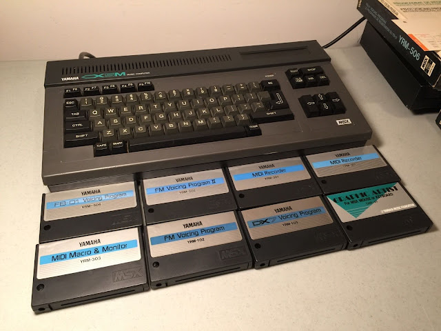 MATRIXSYNTH: Yamaha CX5M Music Computer SFG-05U FM Synthesizer SYK-10 ...