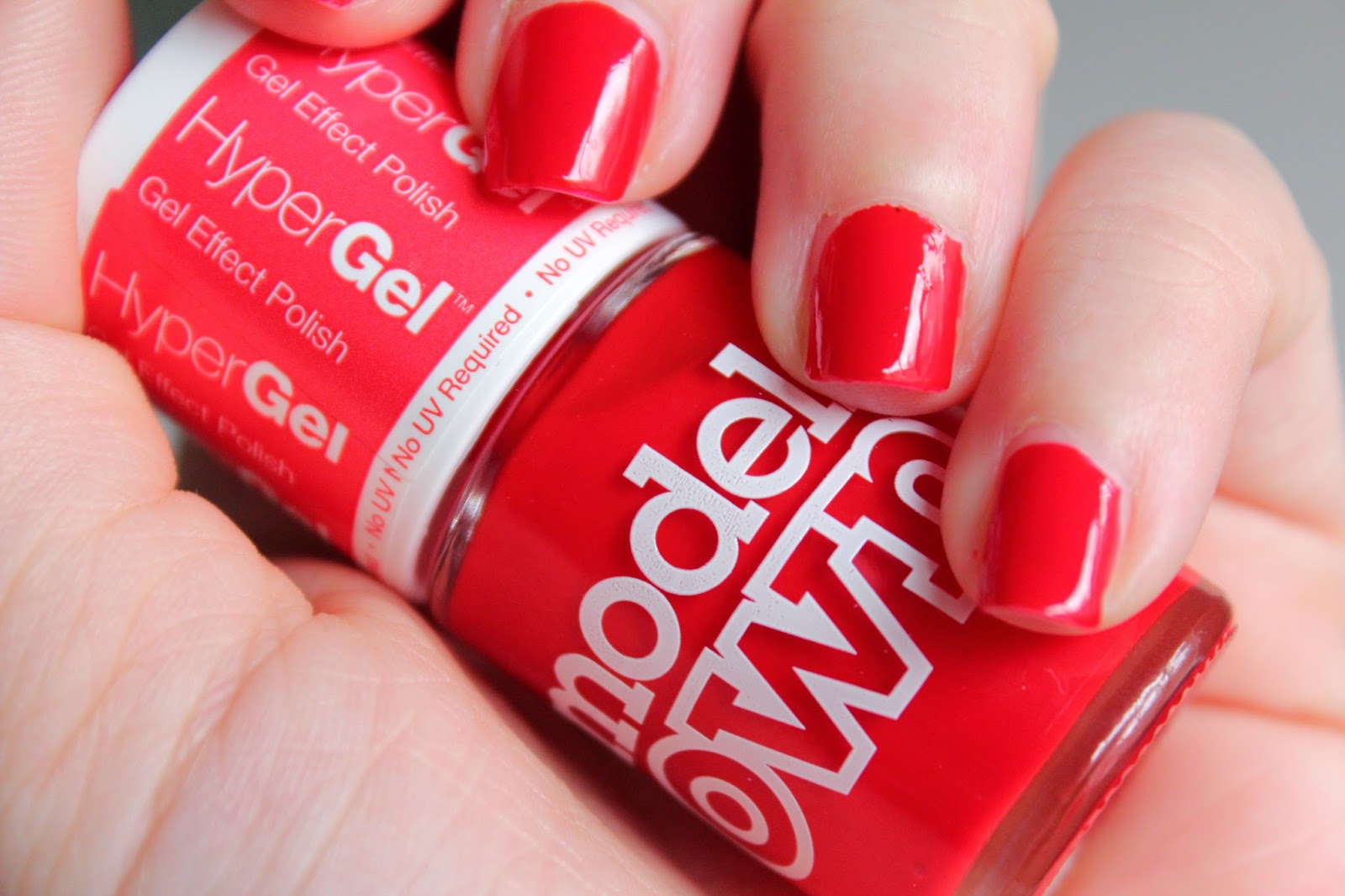 Knickers & Nail Polish: NOTD - Models Own HyperGel Red Lustre