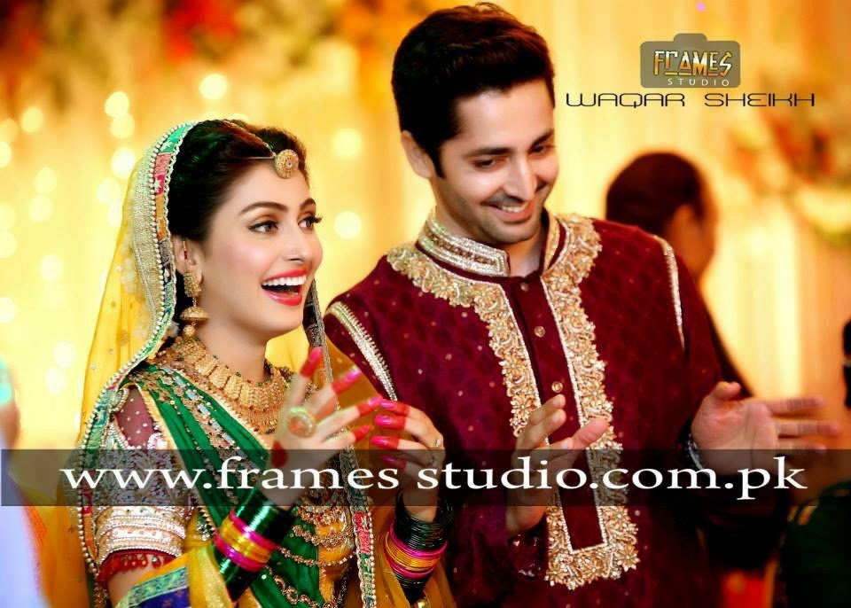 Aiza khan and Danish Taimoor Wedding pics Mehndi Special | Just Bridal