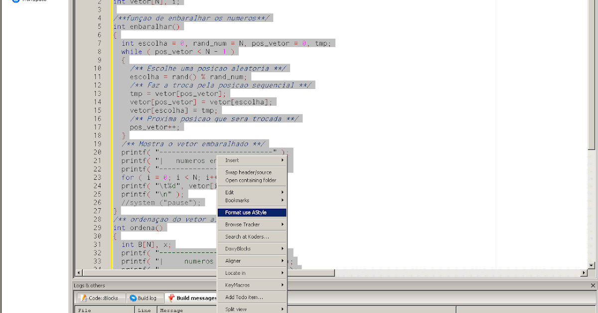 Blog sobre computação, com ênfase em programação: Como Indentar ...