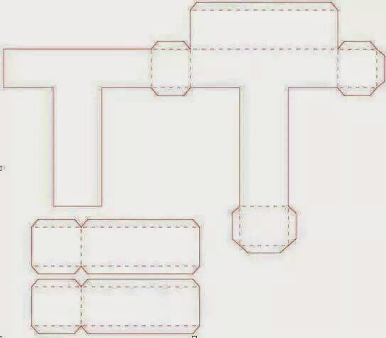 Moldes para Artesanato: Molde de letras 3d