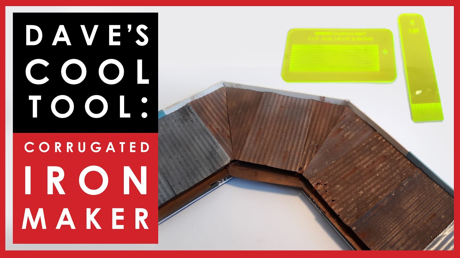 Dave's Model Workshop: New video: Dave's Cool Tool #1 - Corrugated iron maker