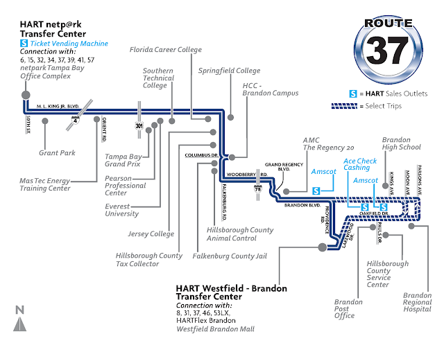 In Transit - The Official HART Transit Blog: Route of the Week: Route 37