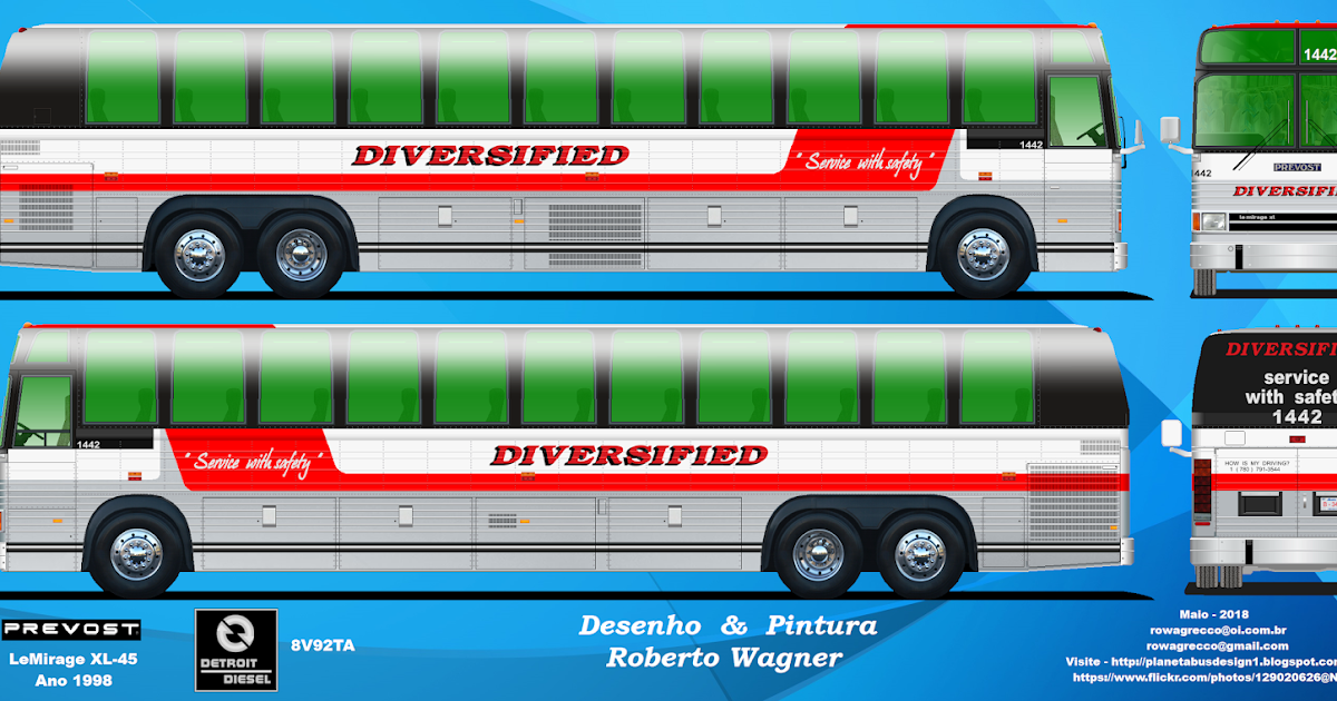 Planeta Bus Design: Diversified Transportation Limited - Prevost ...